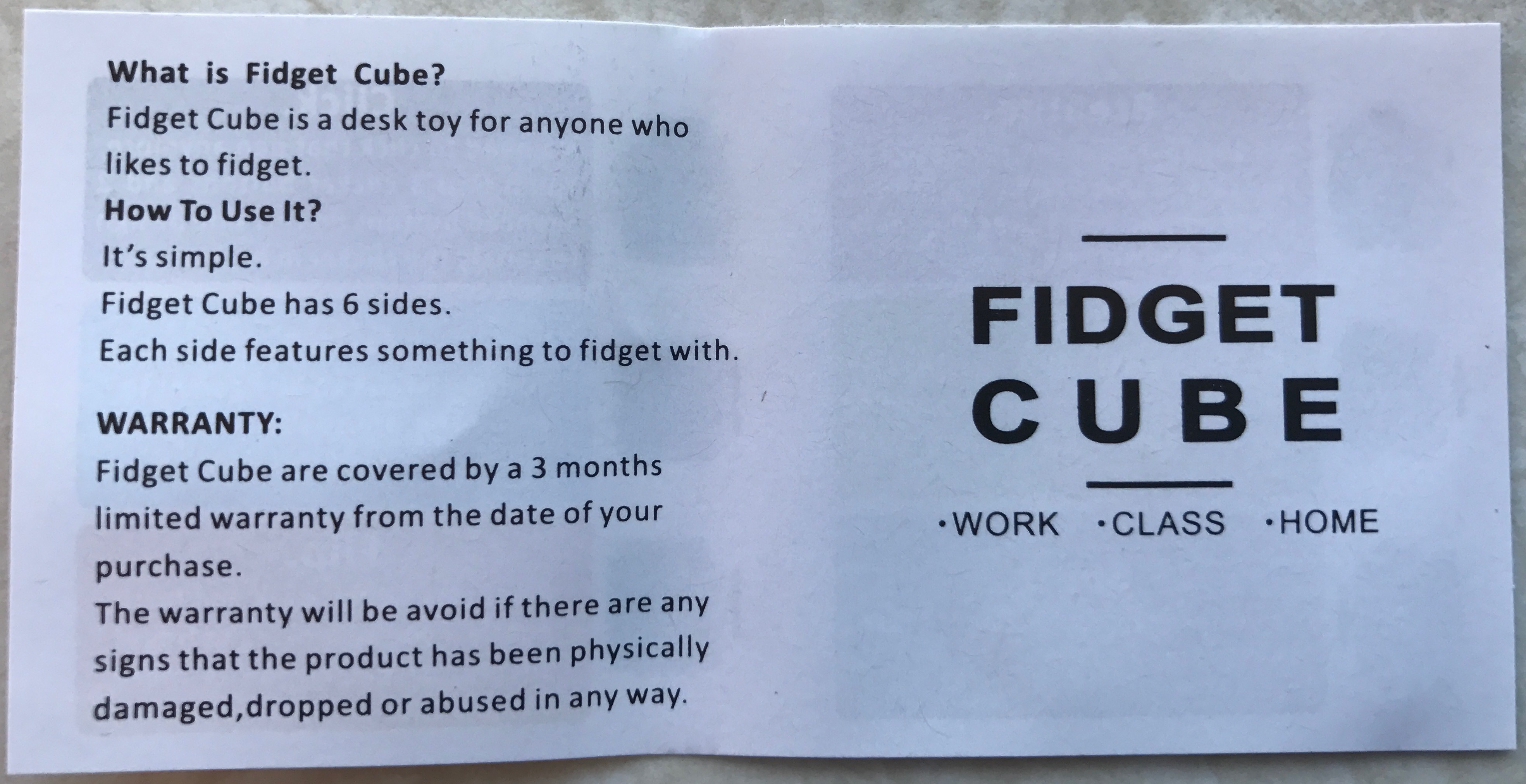 Fidget Cube – Nick Momrik