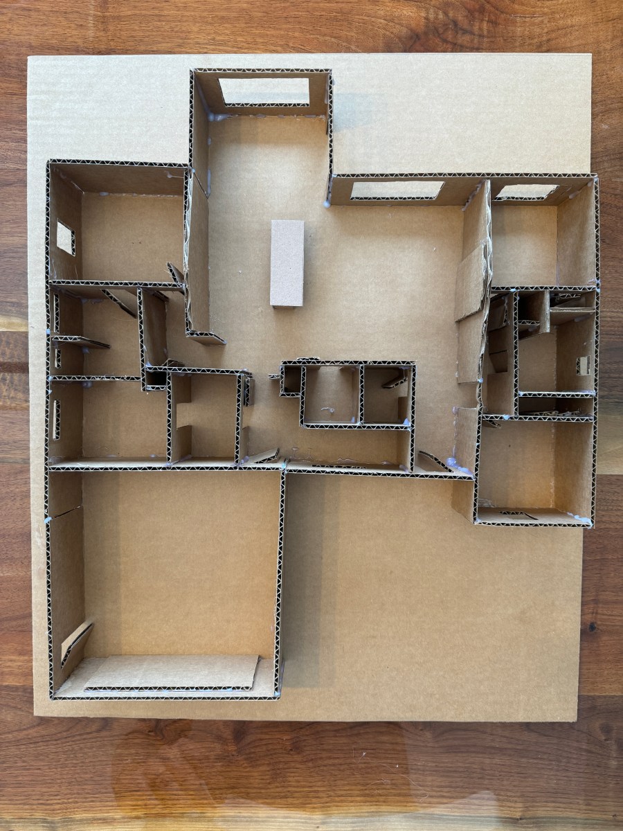 Cardboard House Model – Nick Momrik