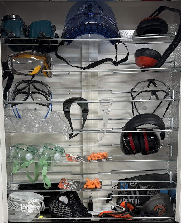 A Shop Safety Cabinet for PPE – Nick Momrik