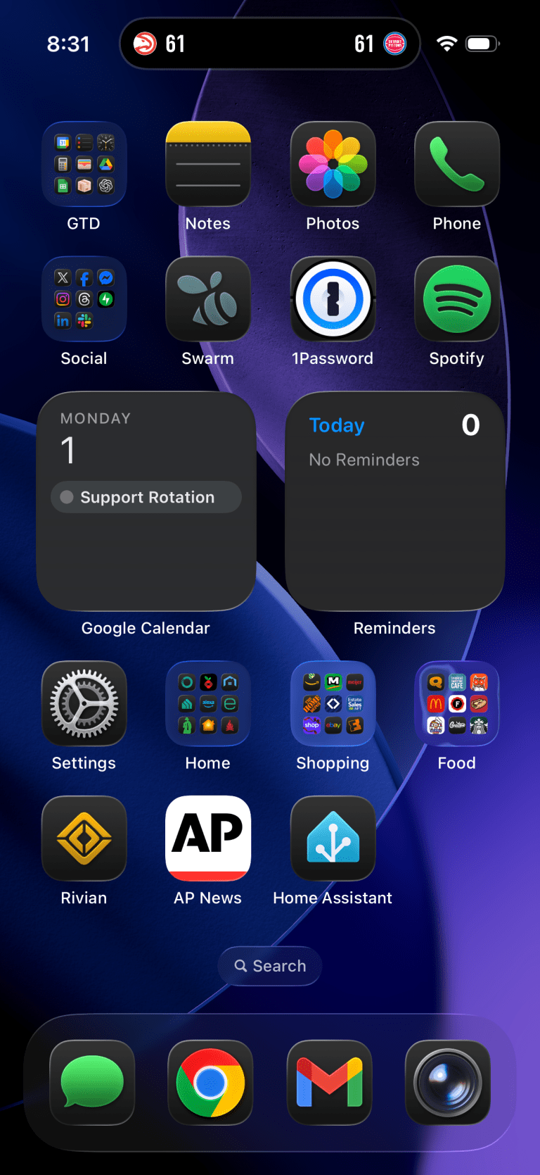 2025 Home Screen – iPhone 17 Pro – Nick Momrik